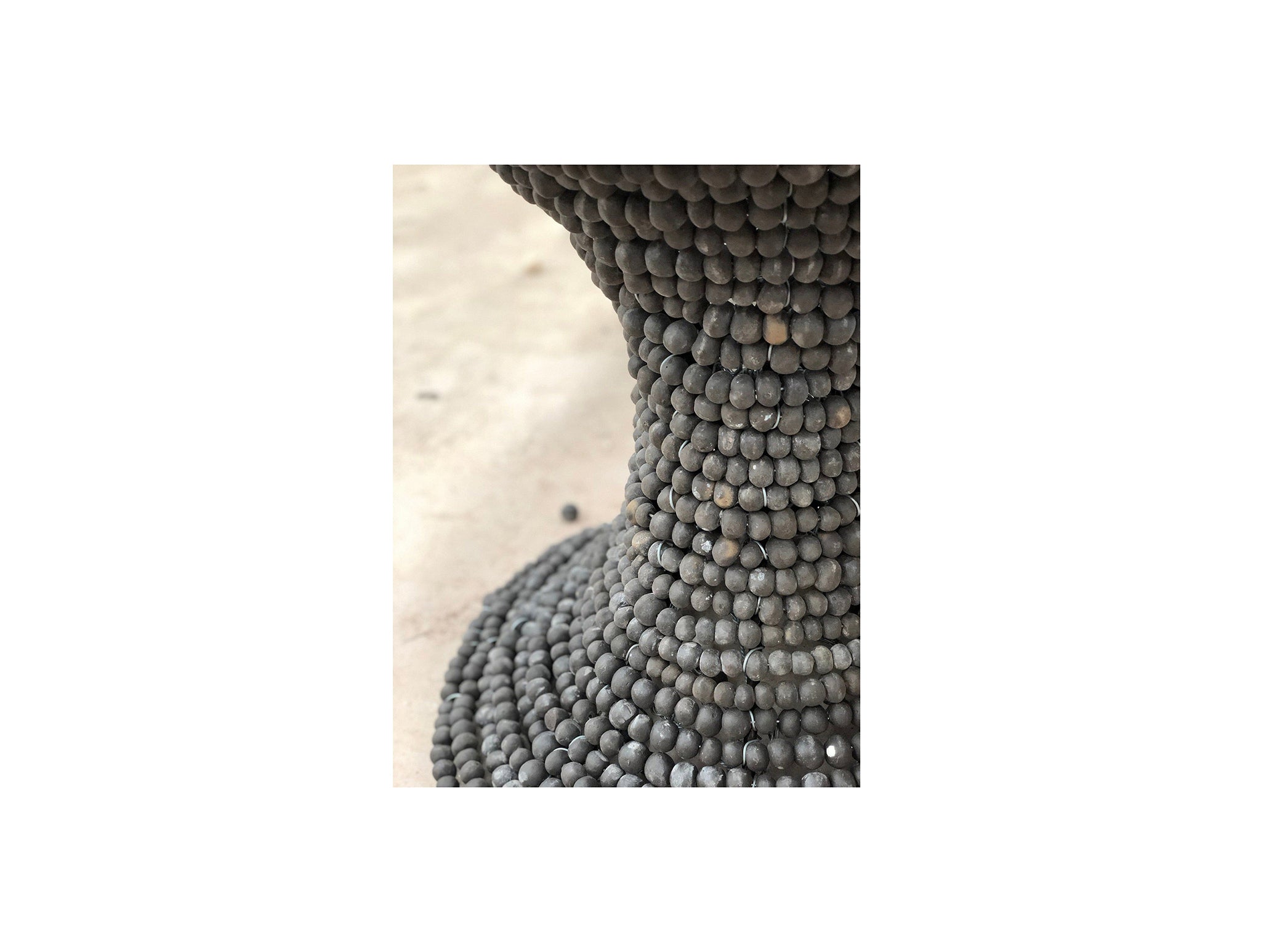 The Mud Beaded Stool – Mud Studio